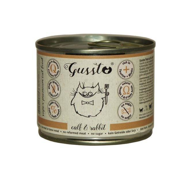 Gussto Karma Dla Kota Alergika Królik 200g 200g | Sklep TuZwierzaki.pl